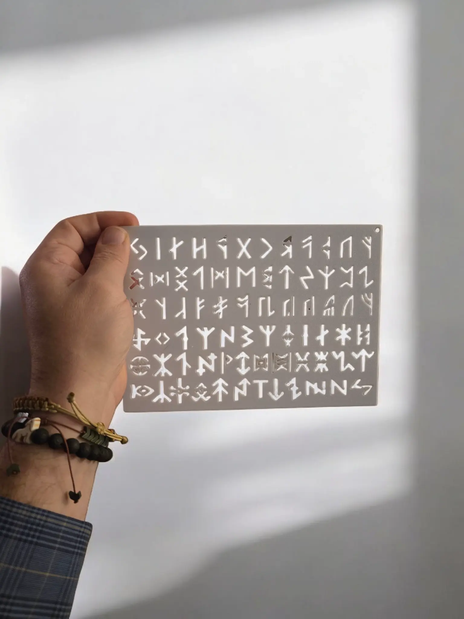 Badges & Coins STL Download - Viking Runes Stencil 1by InstaGatorbooks