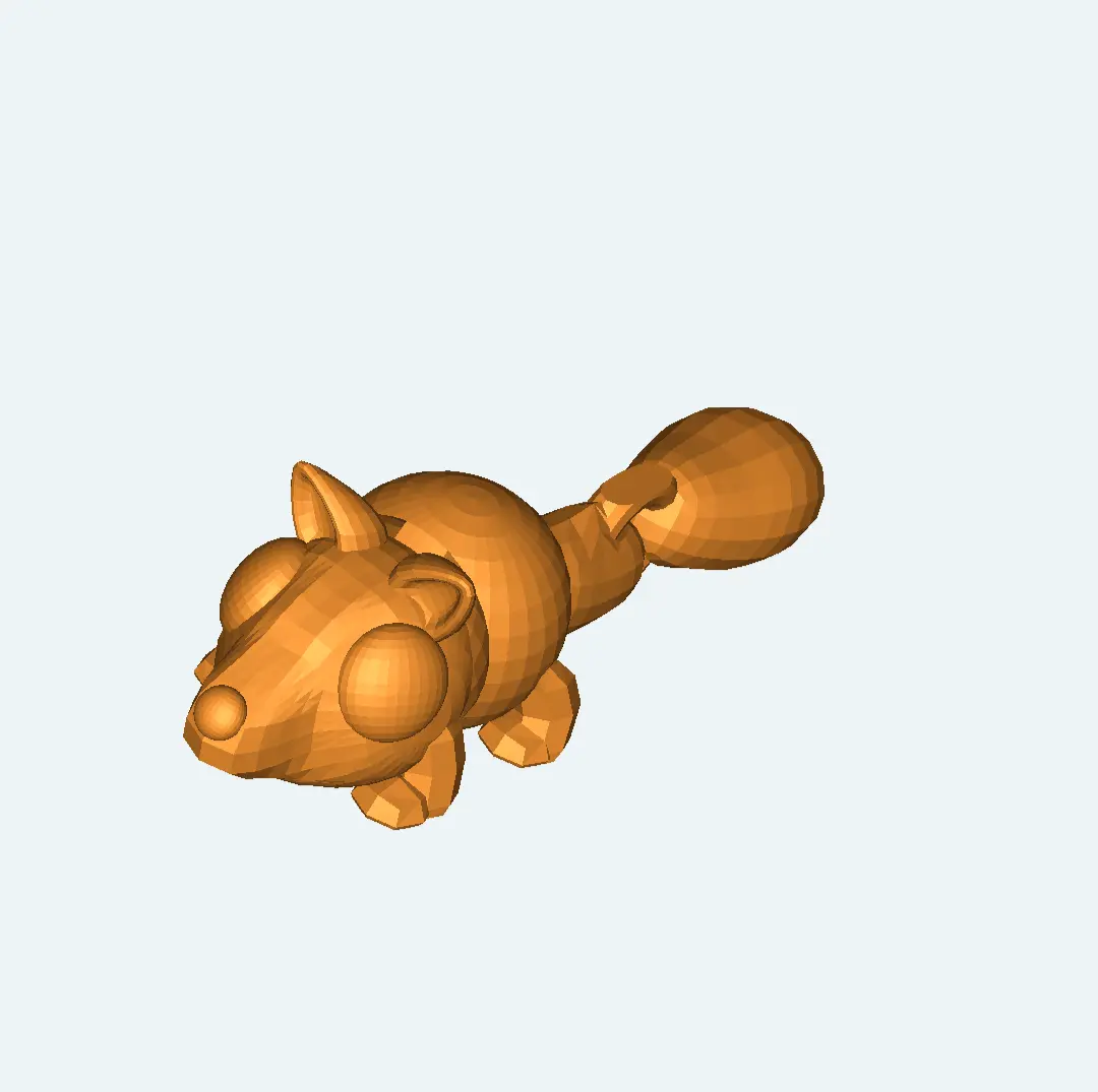 Other STL Download - Fox - super cute baby fox articulated Flexi toyby ...