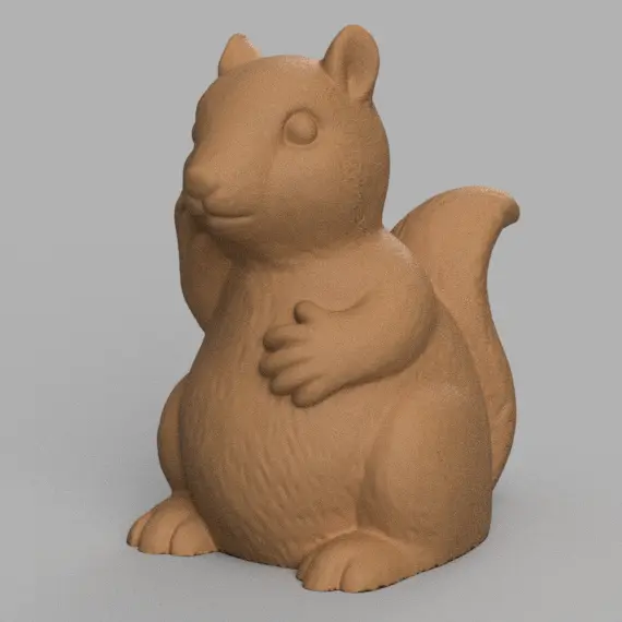 Characters & Creatures STL Download - Squirrelby Motek3D
