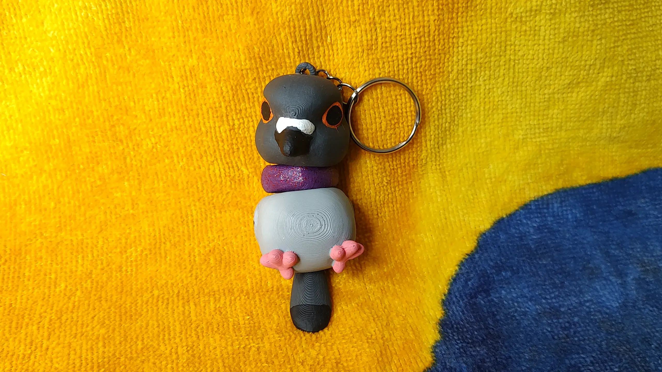 Digital Art STL Download - Pigeon Keychainby Arara