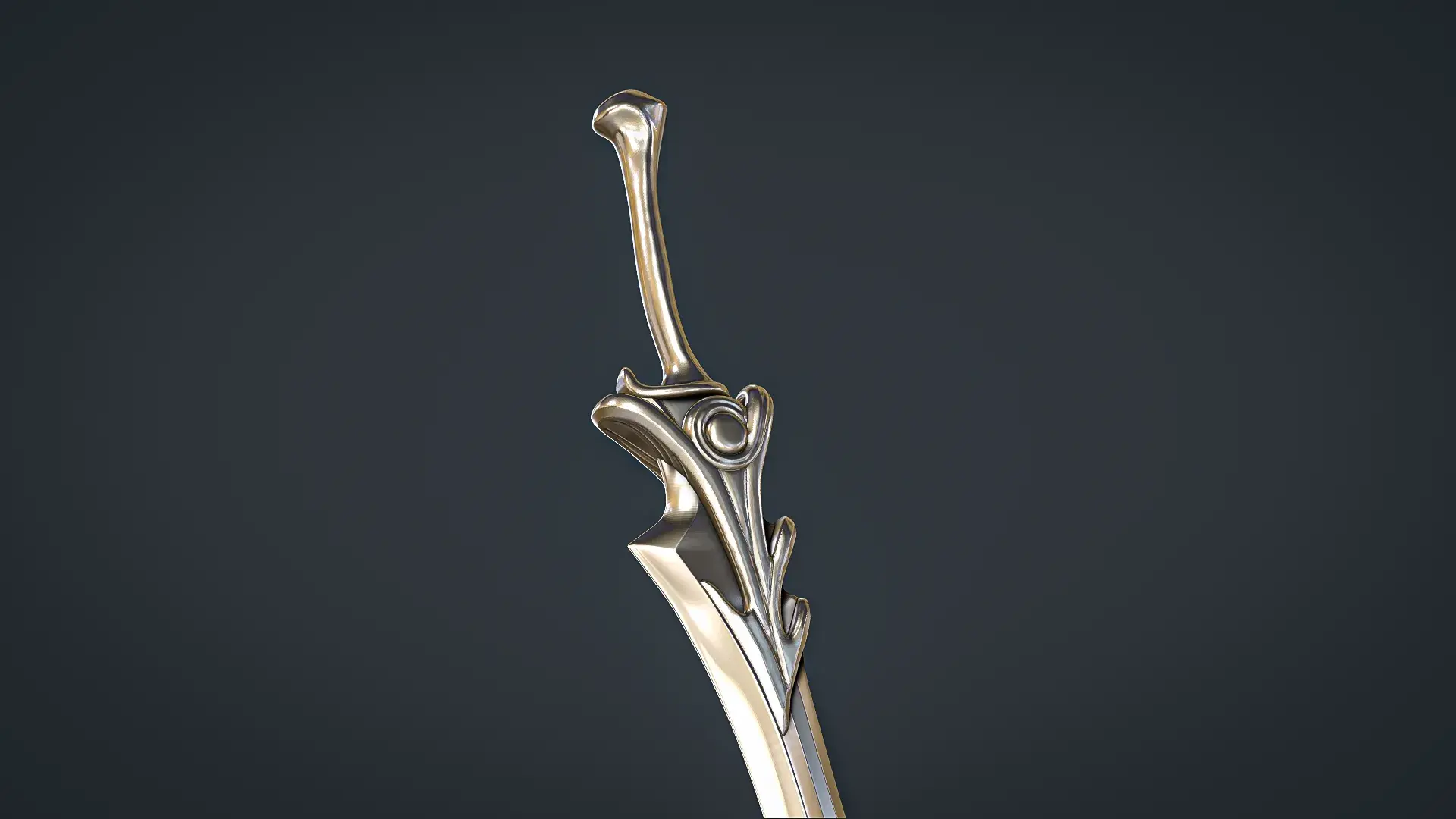 Miniature Games & Accessories STL Download - Lunar Fang Swordby RuslanOz