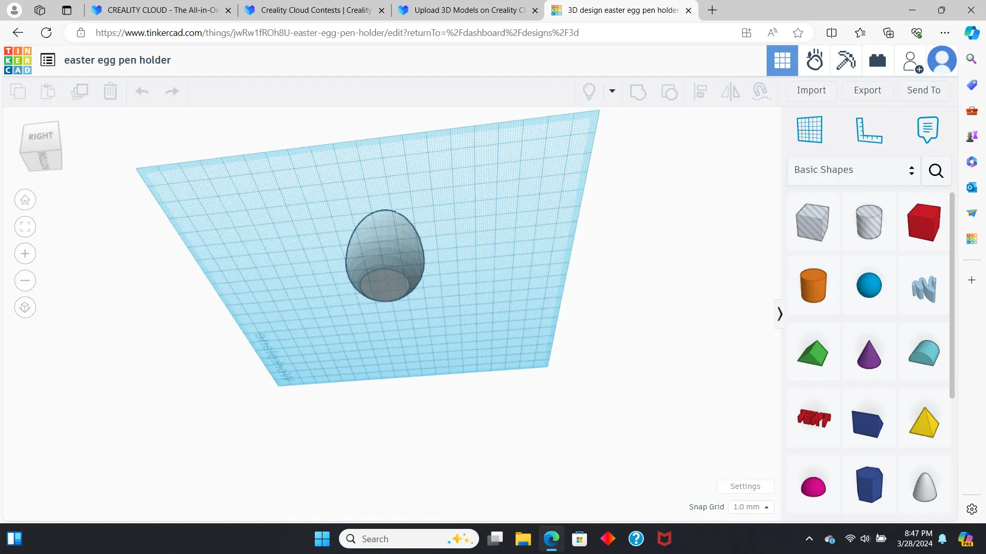 Other STL Download - easter egg pen holderby 3dprinterworld