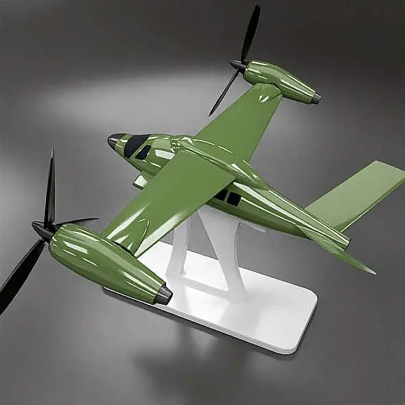 Drones & Aircraft STL Download - Military Vtol aircraftby Kolani3D_design