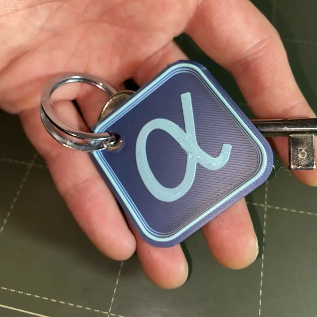Free Personal Accessories STL Download - Alpha Keychainby 3esign
