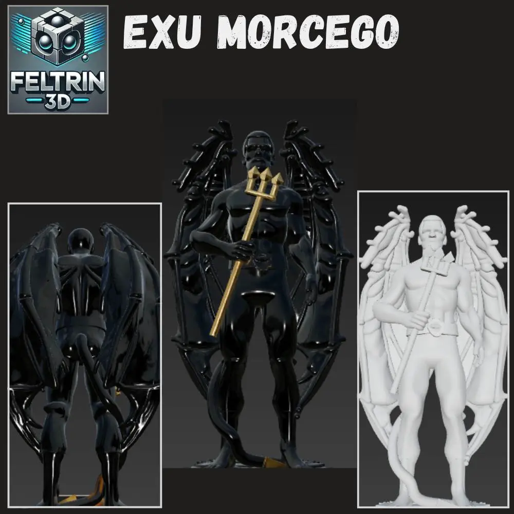 Other STL Download - Orixa Exu Morcego - Entidade Umbandaby Arthur ...