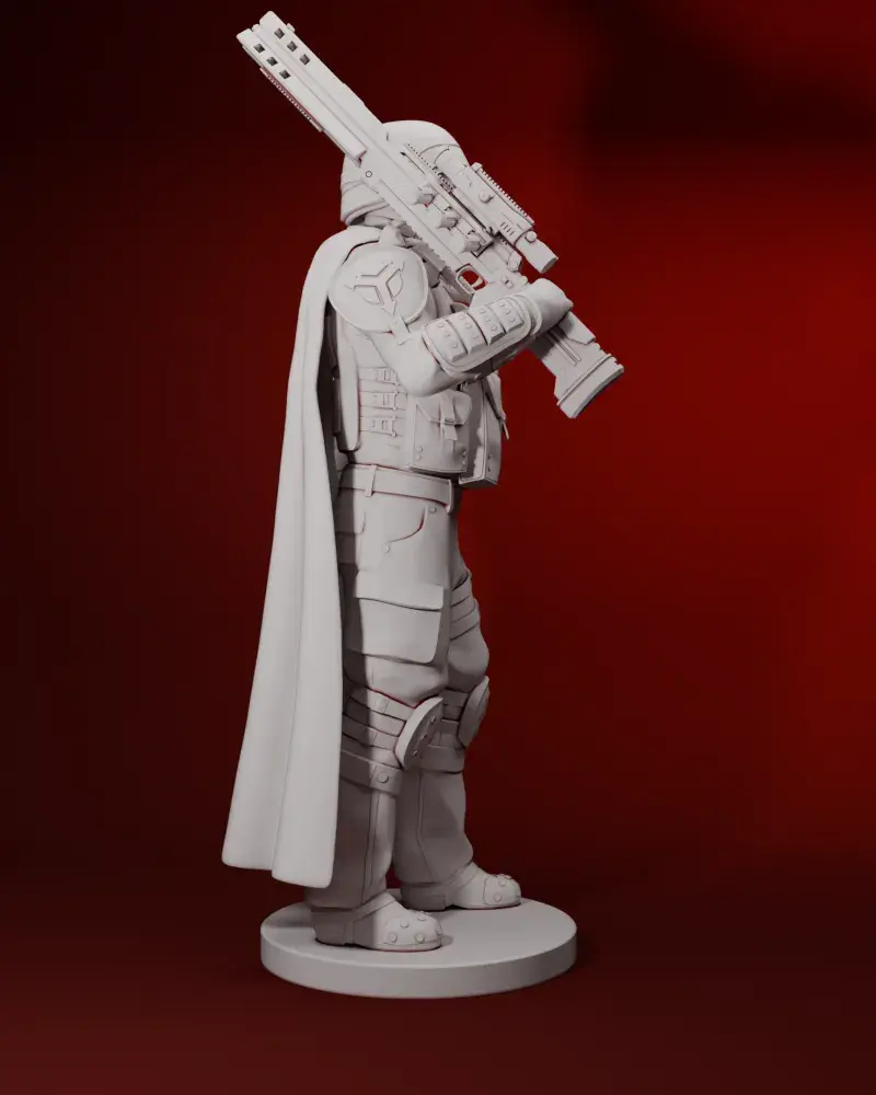 Characters & Creatures STL Download - HELLDIVER SOLDIER AC-1 ...