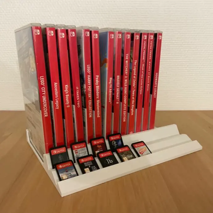 3D Printer Files | 3MF File | Nintendo Switch games cartridges stand holder | Creality Cloud