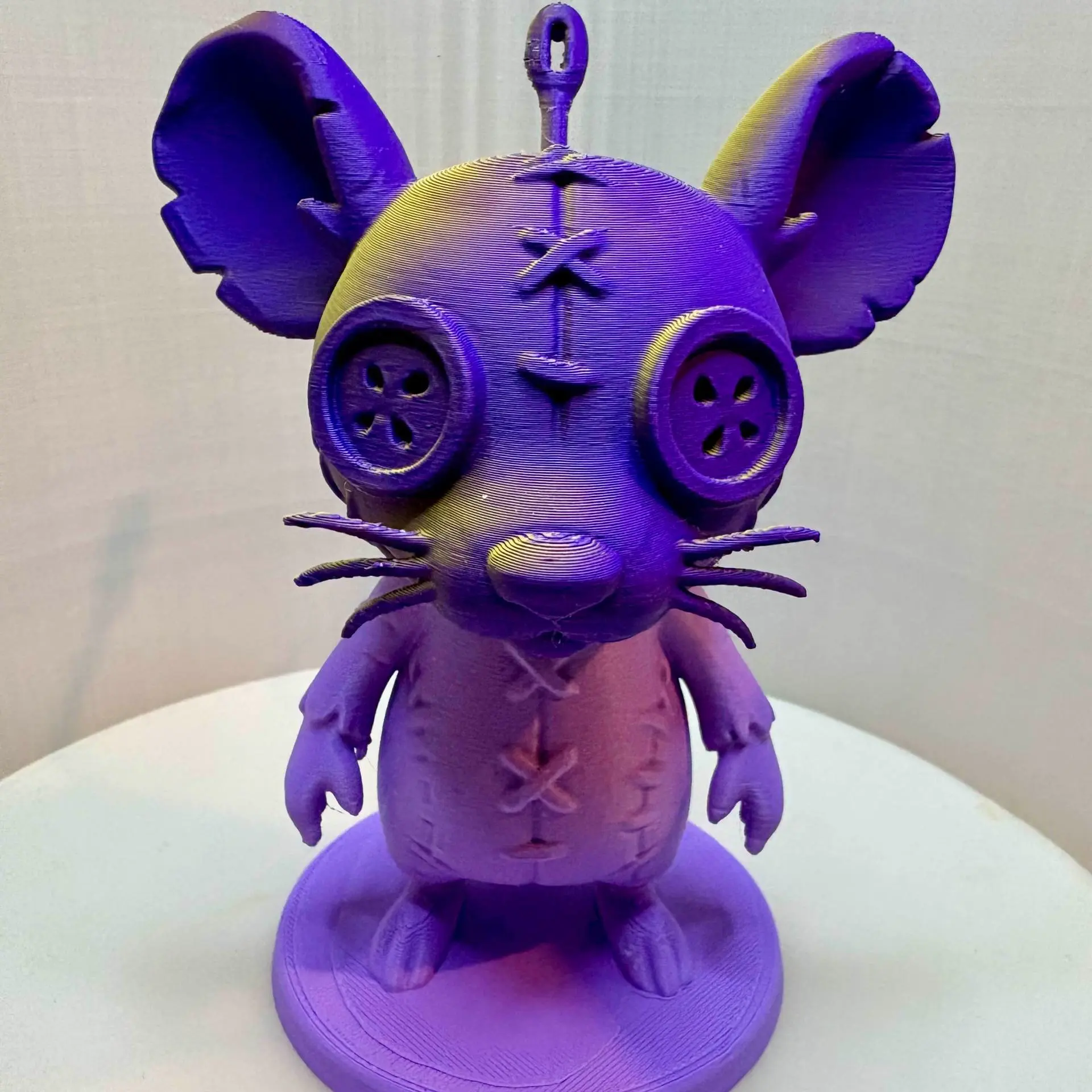 3D Printer Files | 3MF File | The Stitched Mouse – “Moro the Button ...