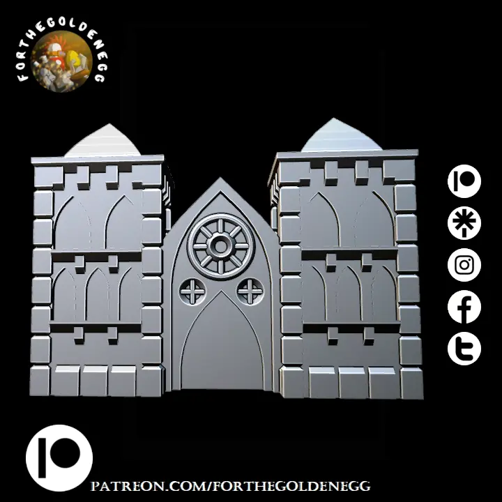 Free Props & Terrain STL Download - Cathedral - Supportless, FDM ...