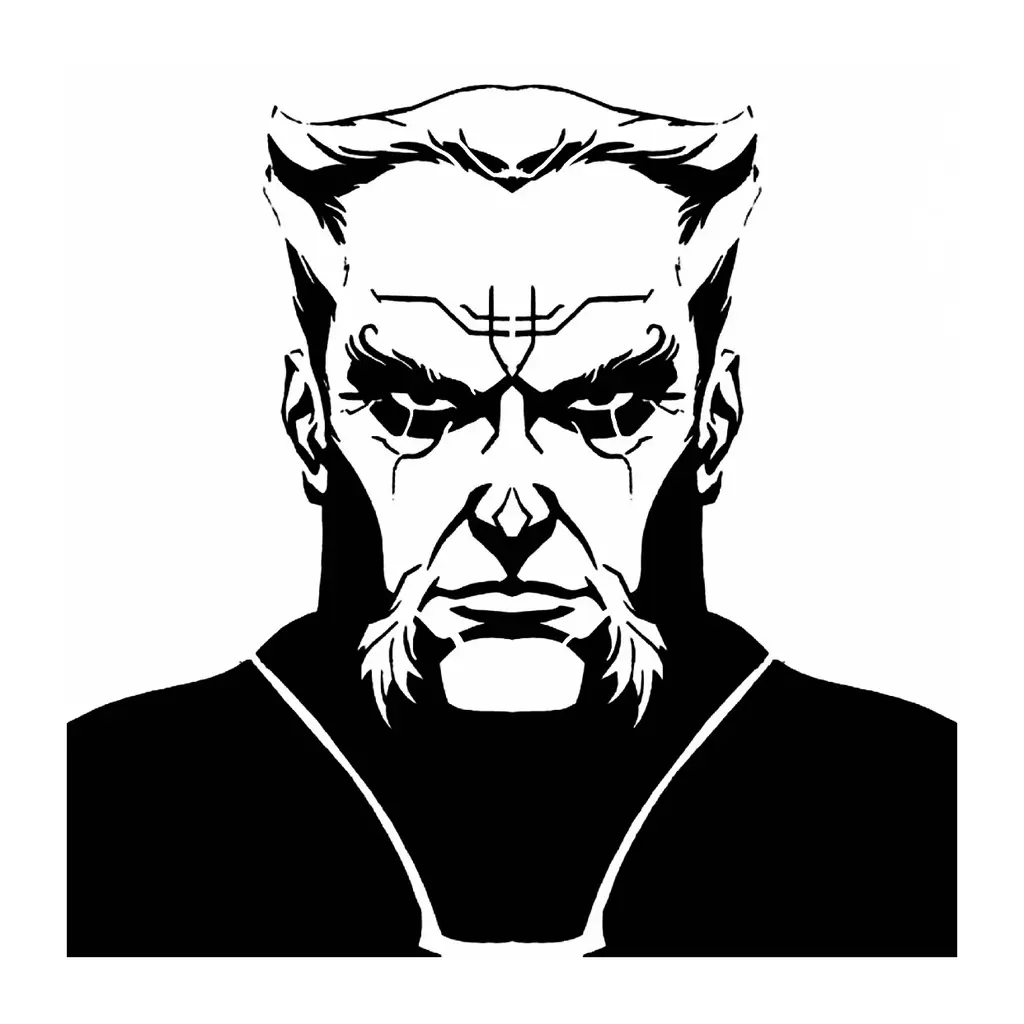 Free Digital Art STL Download - Ra's al Ghul stencilby SMT_M 🦊