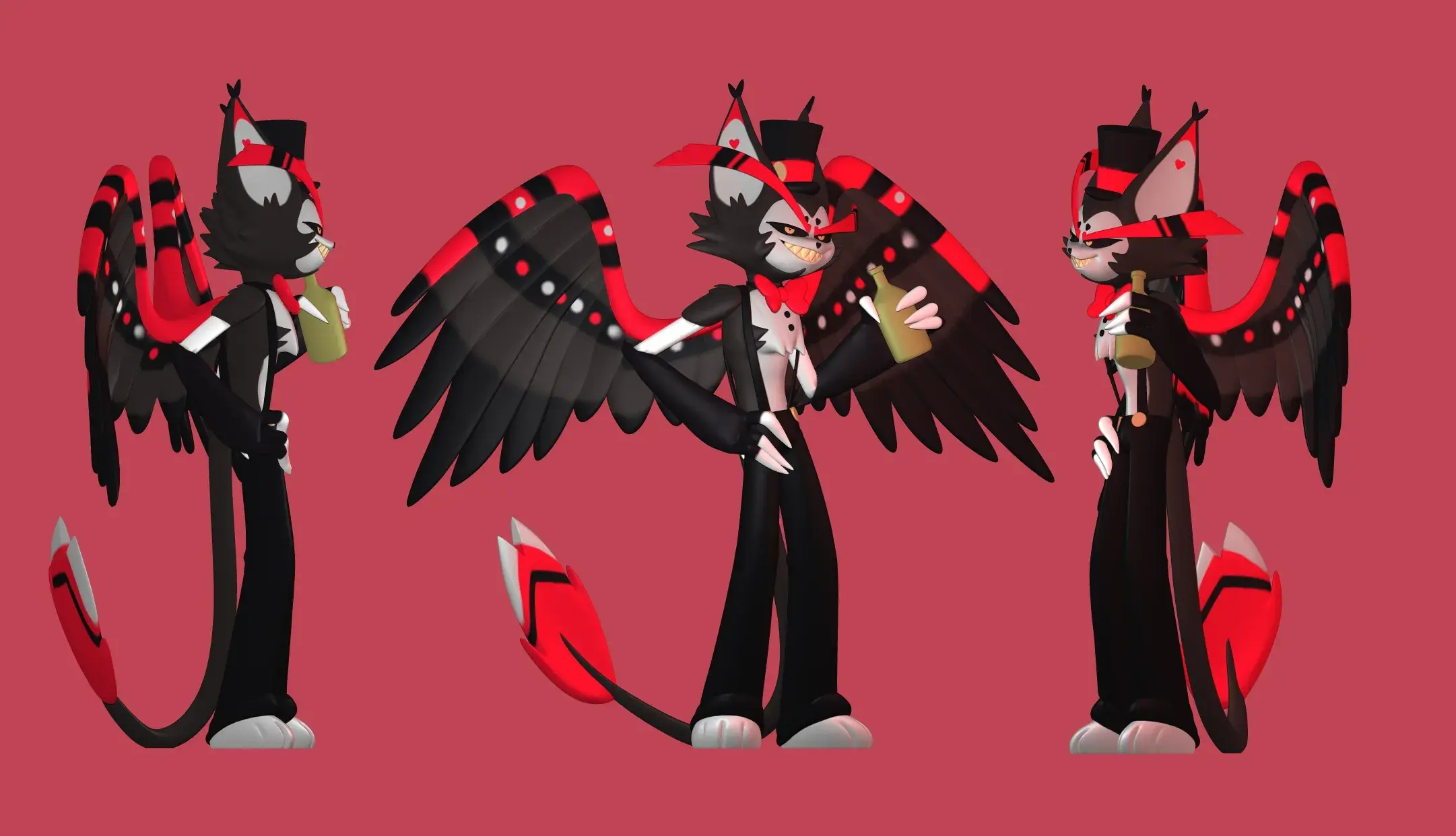 Characters & Creatures STL Download - Husk Hazbin Hotelby Ayame Amino