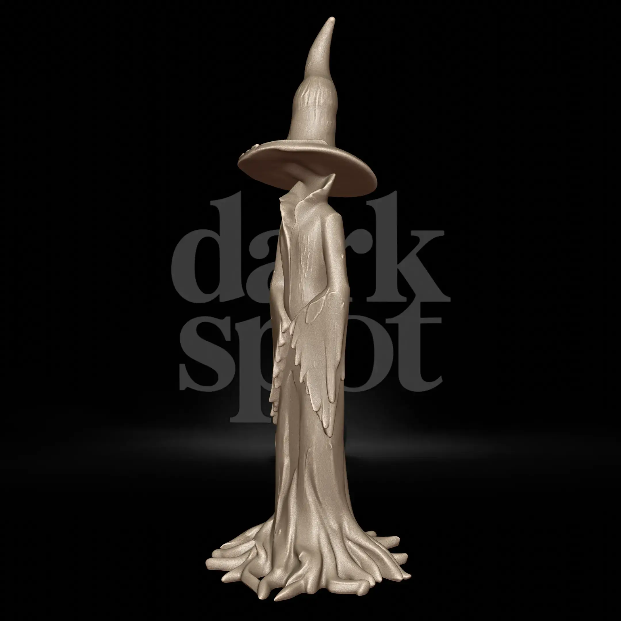 3D Printer Files | 3MF File | Moonveil Witch – Gothic Statue STL ...