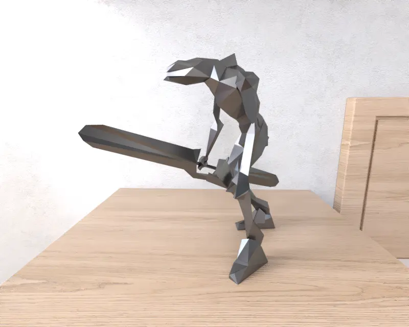 Eva PM Series Lowpoly Low poly | 3D models download | Creality Cloud