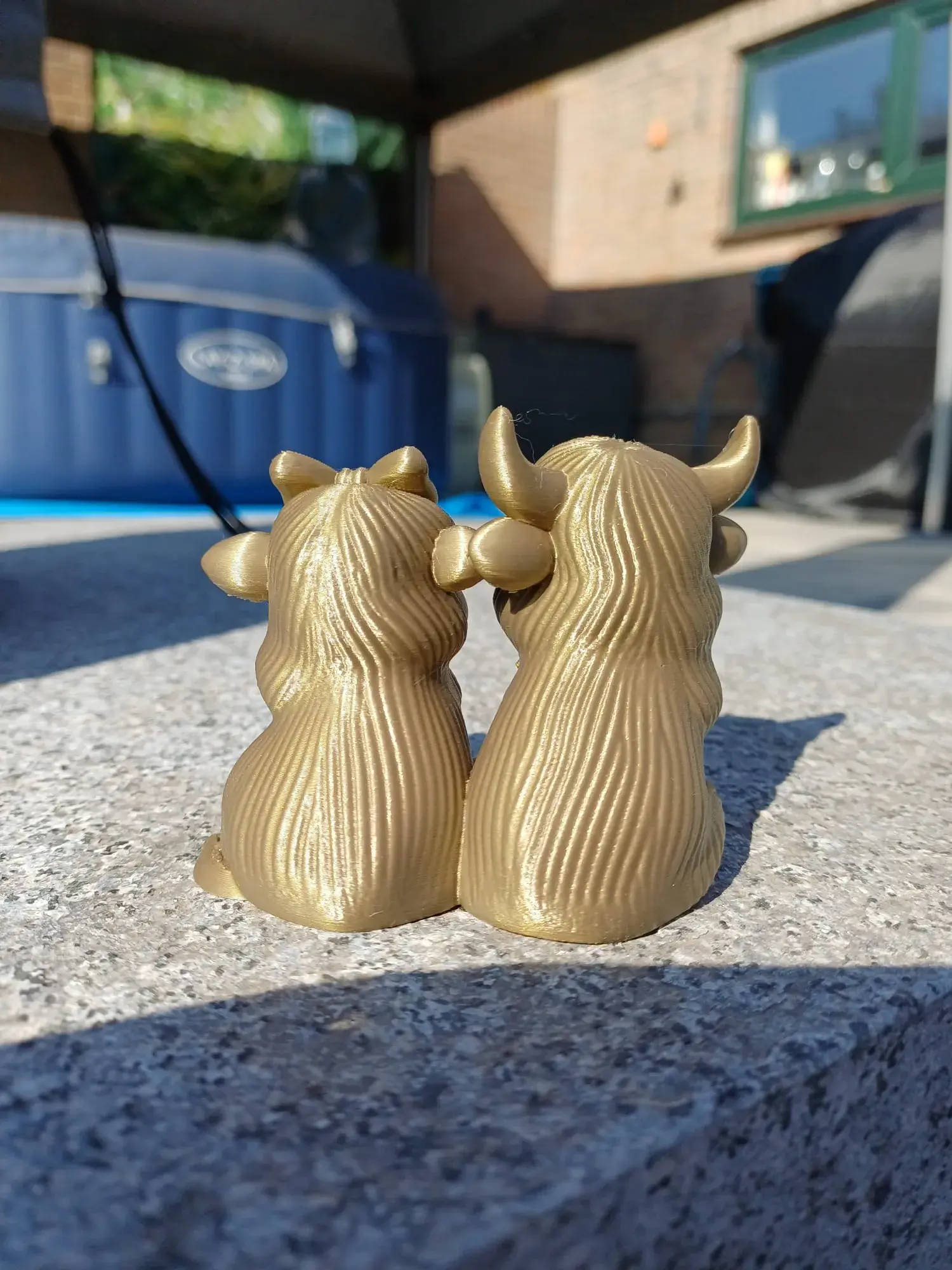 3D Printer Files | 3MF File | Adorable Highland Cow Couple | Creality Cloud