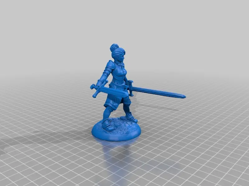 Free Other STL Download - Lady Knights (multiple poses)by SMT_M 🦊