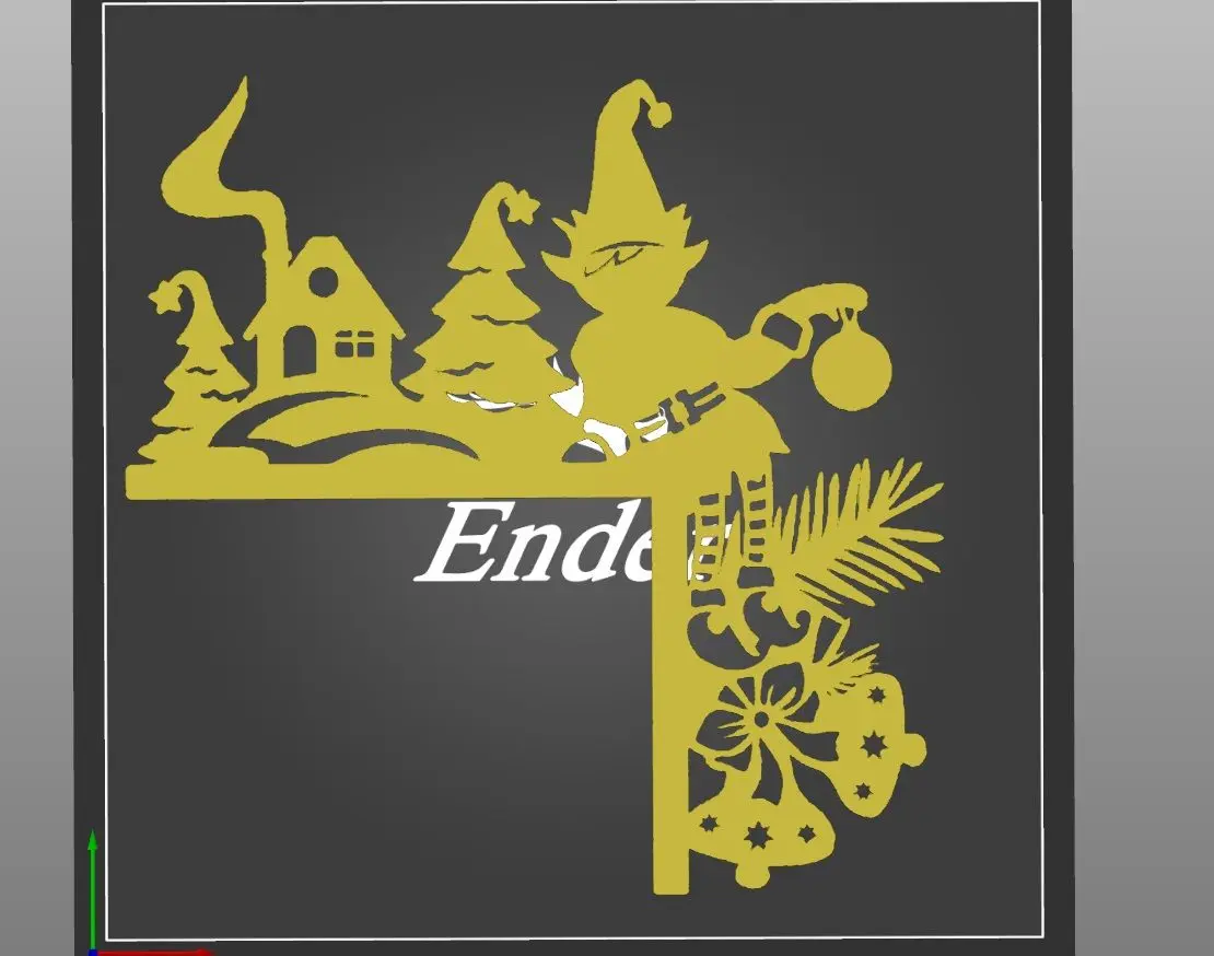 Home Decorations & Ornaments STL Download - da frame elf deco - celticverse