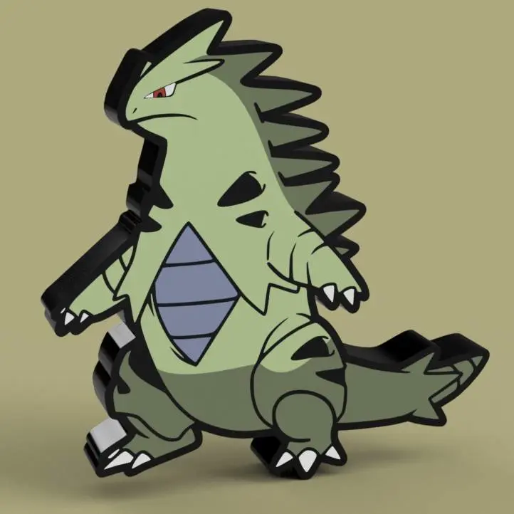 3D Printer Files | 3MF File | Tyranitar Lightbox | Creality Cloud