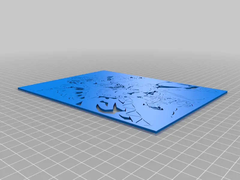 Free Digital Art STL Download - Labrys stencilby SMT_M 🦊