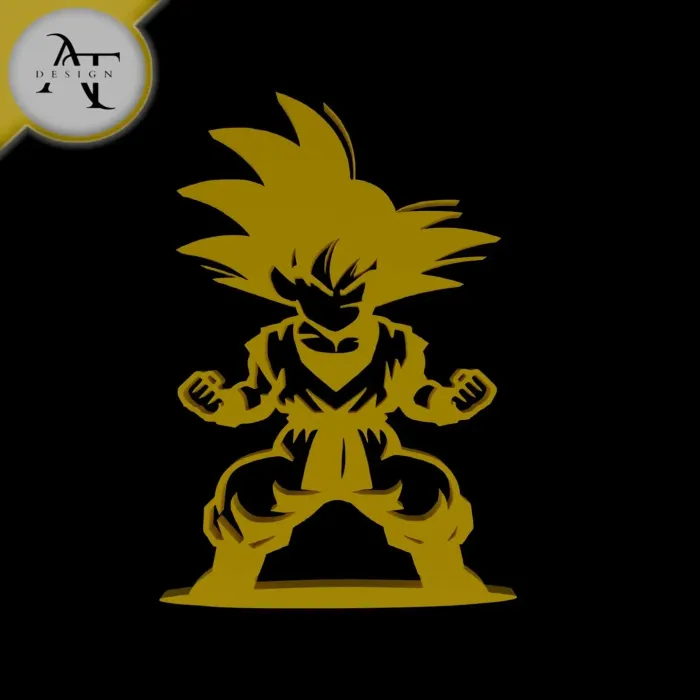 Home Decorations & Ornaments STL Download - Goku - Dragon Ball ...