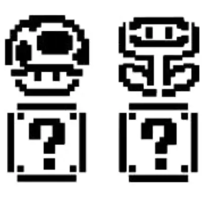 Mario Power ups stencil | 3D models download | Creality Cloud