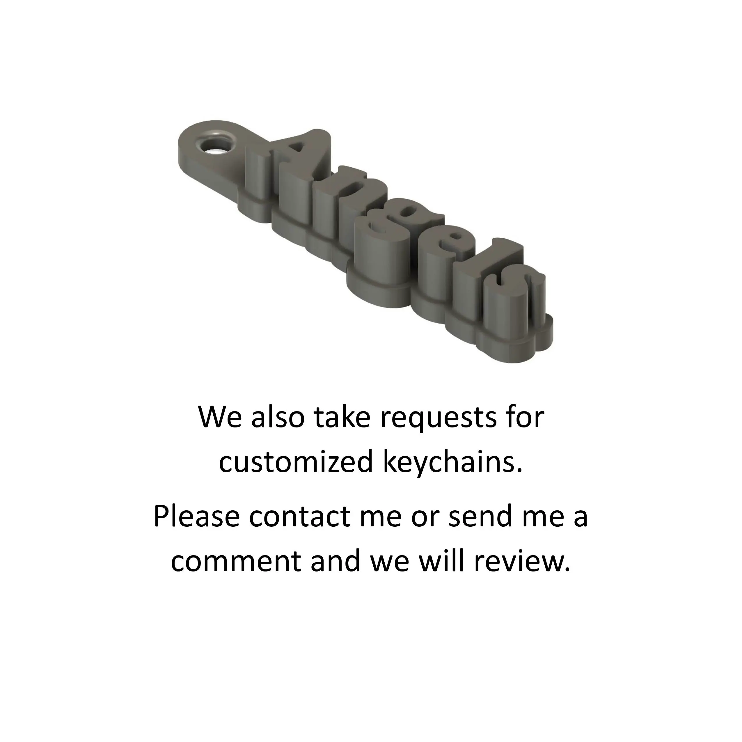 Other STL Download - Los Angeles Angels Keychain / Keyringby Trash Can Guy