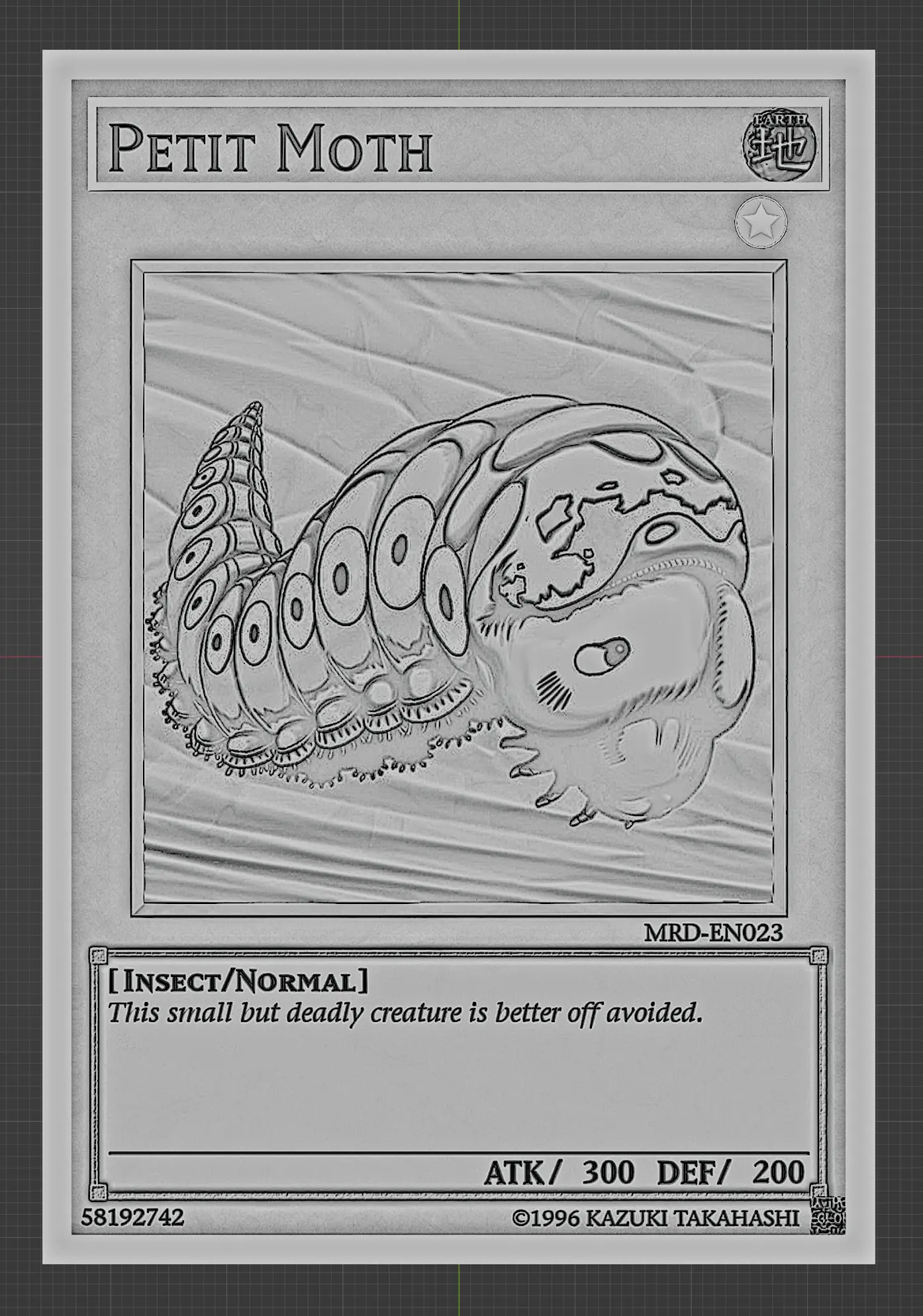 Board Games & Card Games STL Download - petit moth - yugiohby Wsonuchiha3D