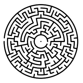 Free Other STL Download - Maze stencilby SMT_M 🦊