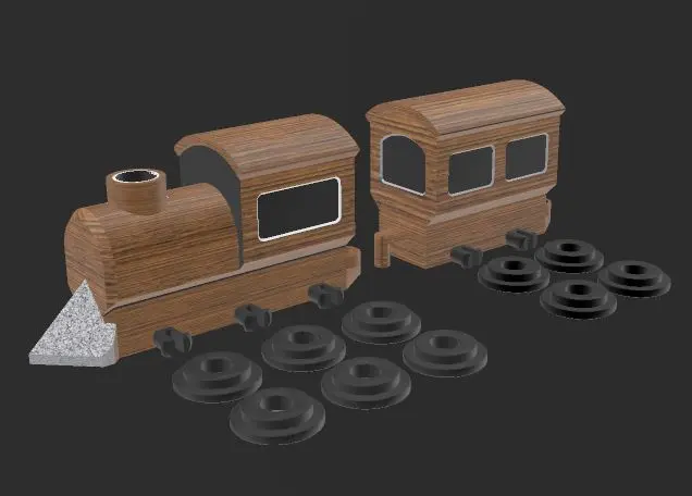 Train | 3D models download | Creality Cloud