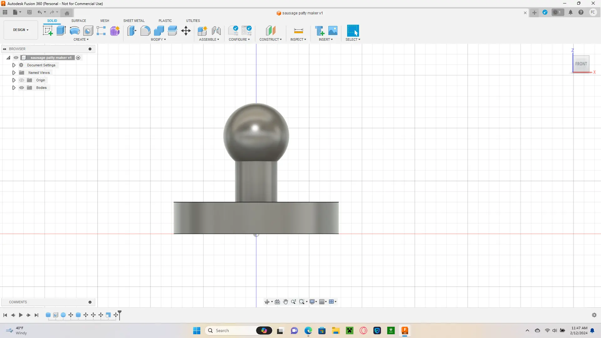 Free Other STL Download - sausage patty formerby Definitelyrealhuman