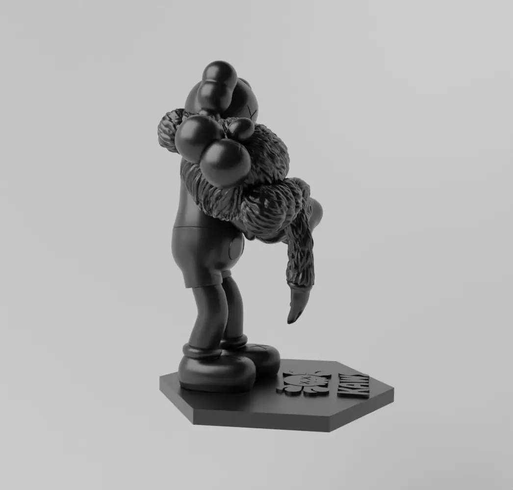 Other STL Download - Kaws Gone Art Toy Fan Artby DanntZC
