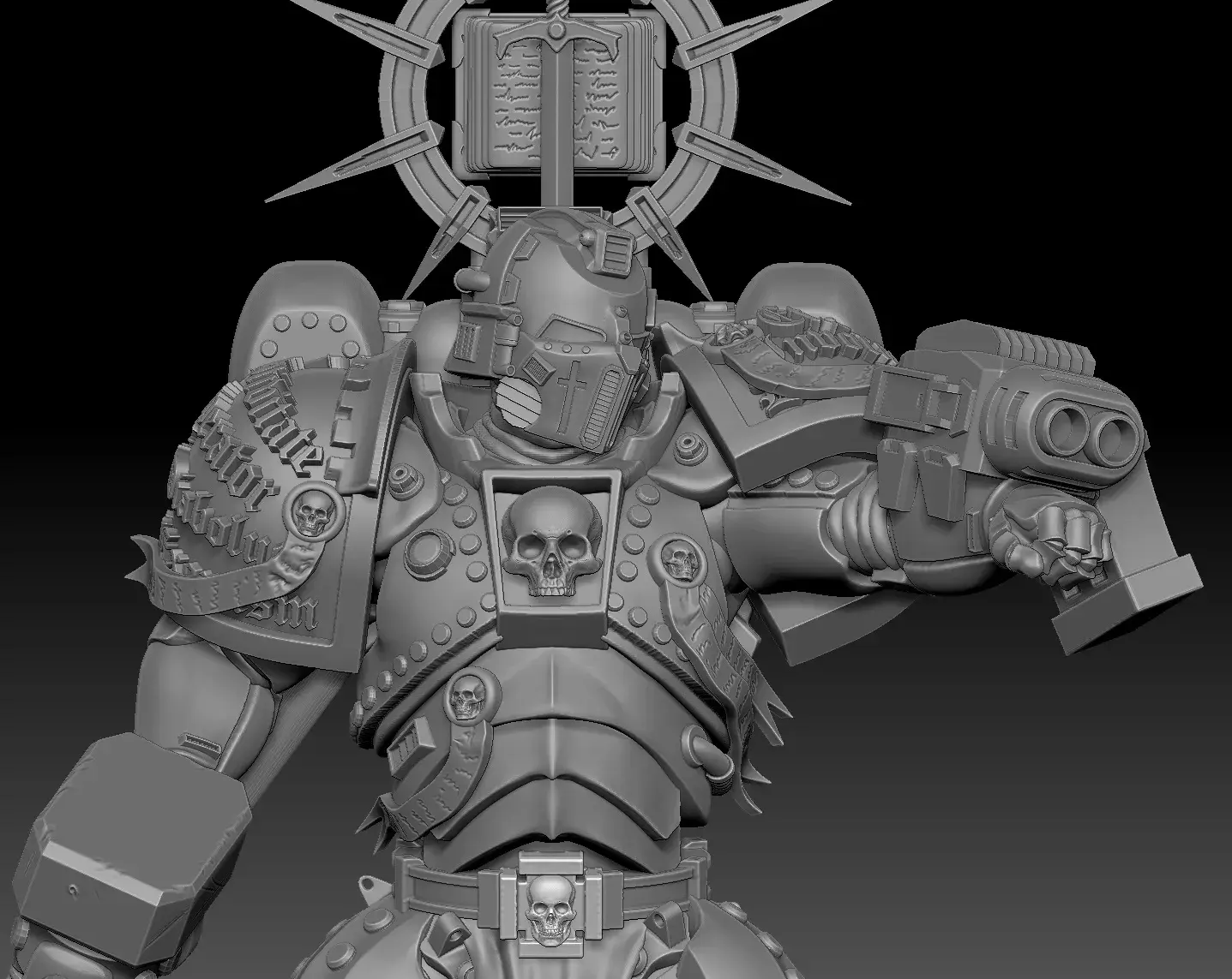 Characters & Creatures STL Download - Steel Sentinel 2by Silent Gil