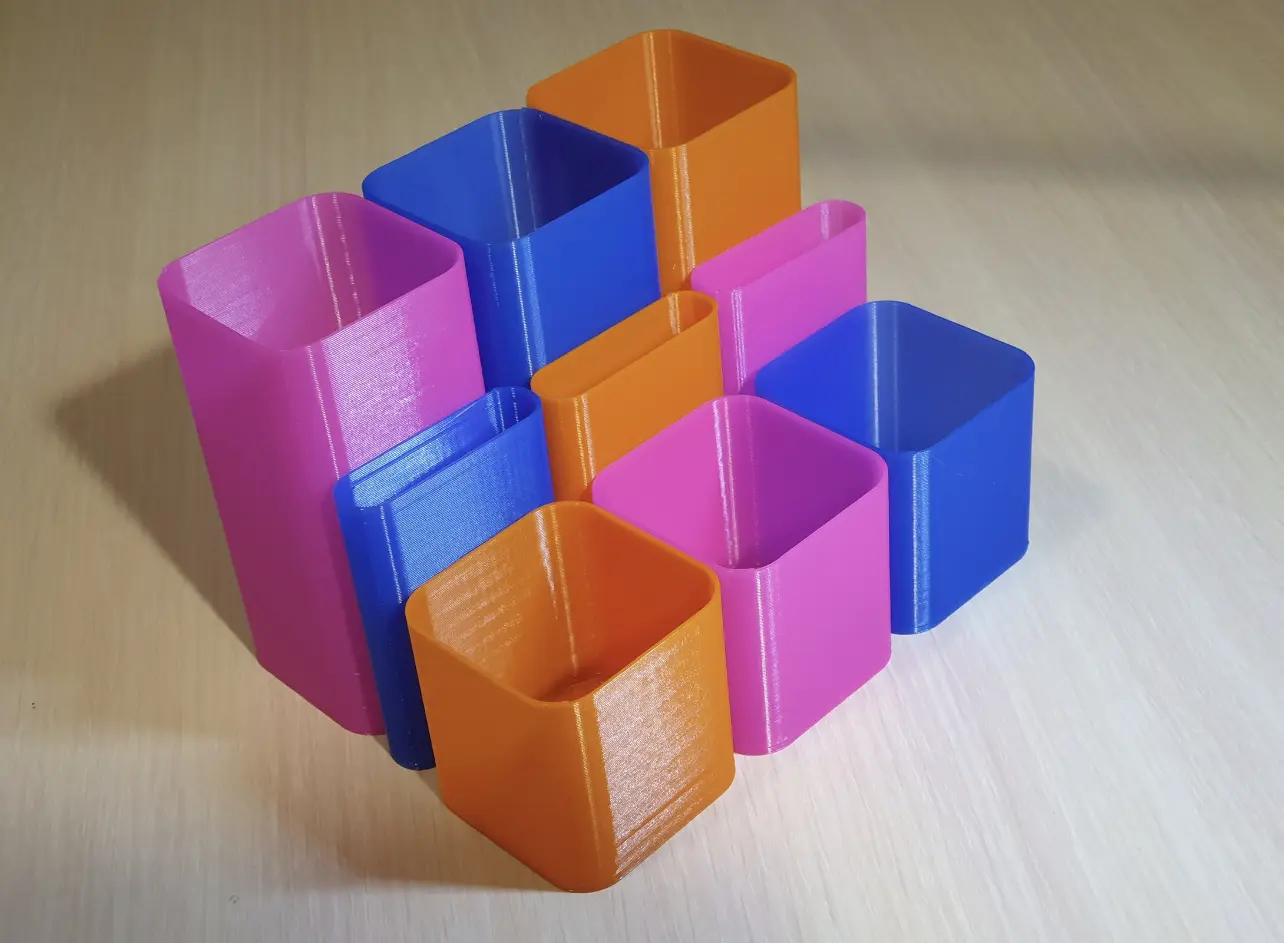 3D Printer Files | 3MF File | Modular desk organizer (vase mode ...