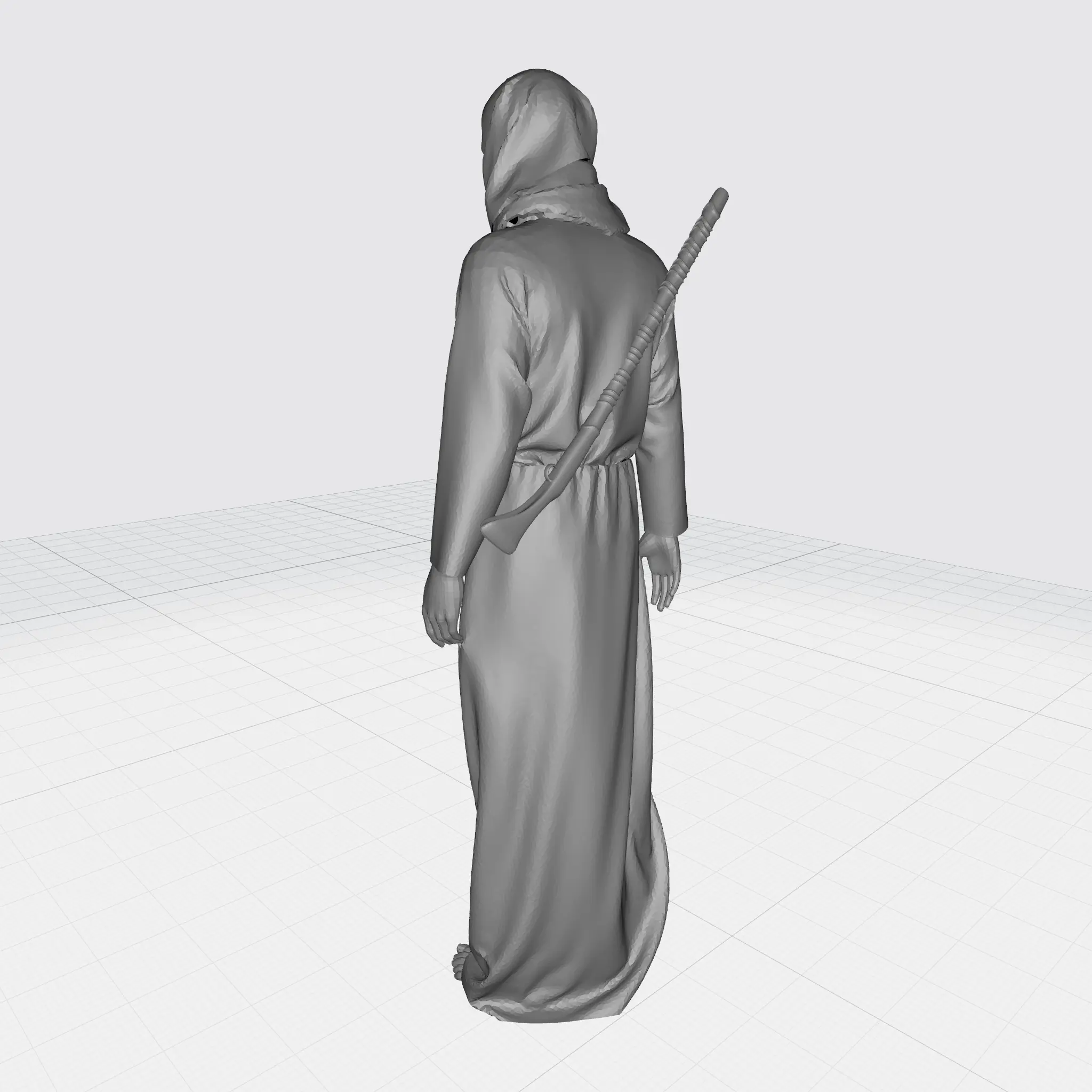 Characters & Creatures STL Download - MAN CHARACTER ARAB FIGHTERby JessArt