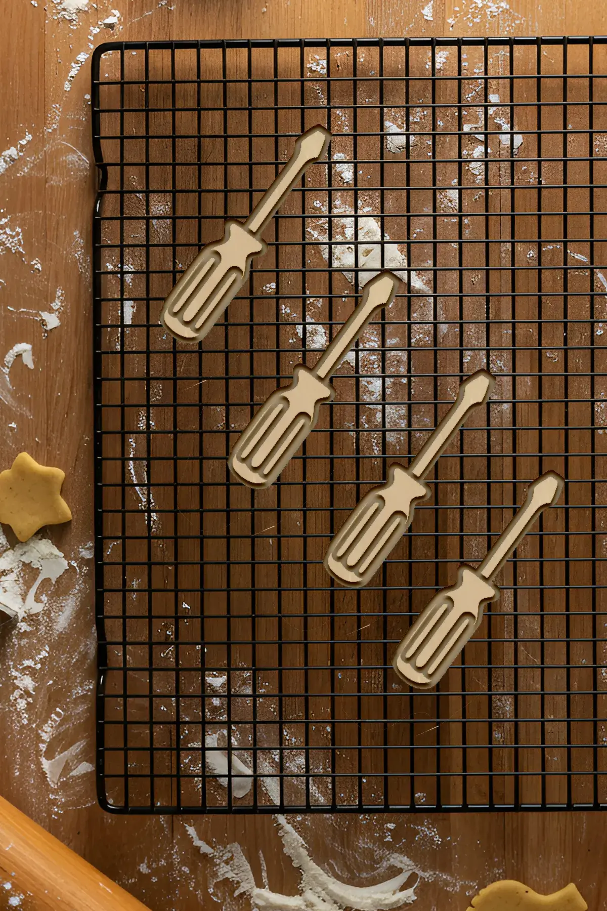 Home Decorations & Ornaments STL Descarga - Screwdriver Cookie Cutter ...