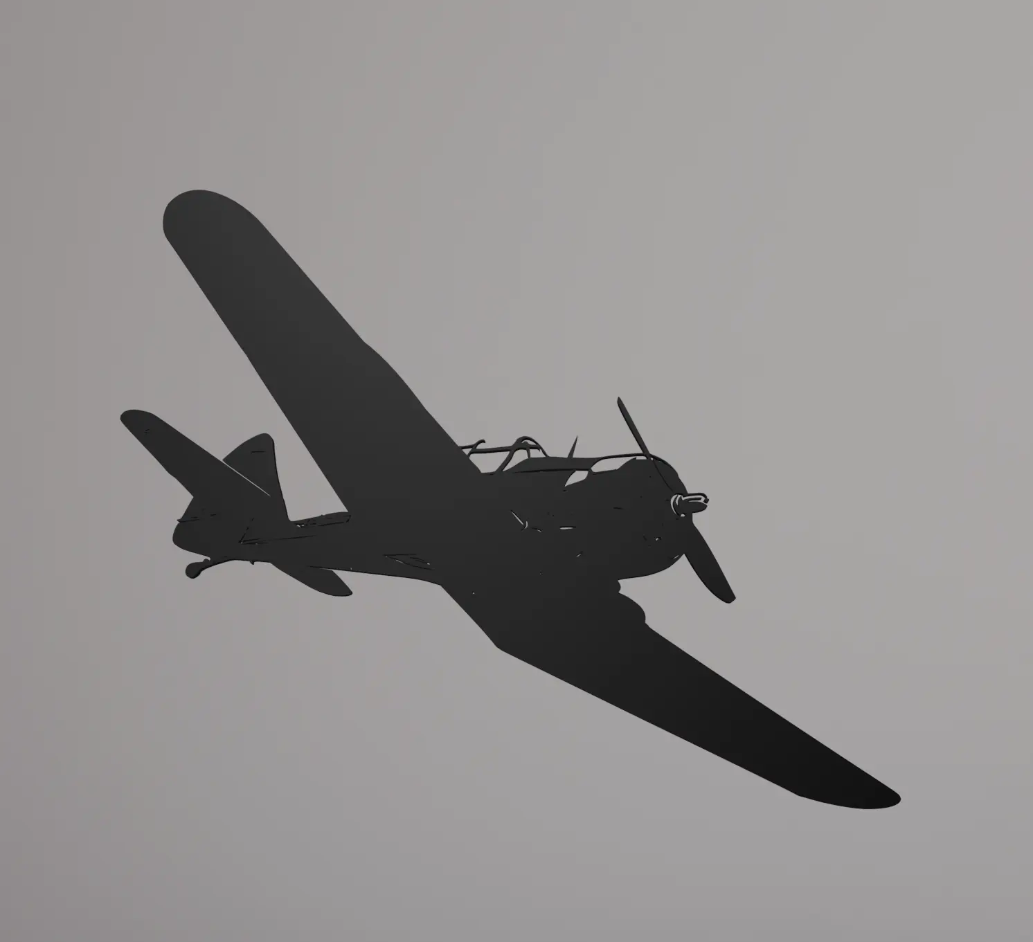 Drones & Aircraft STL Download - Plane Wall Artby Ri0m0