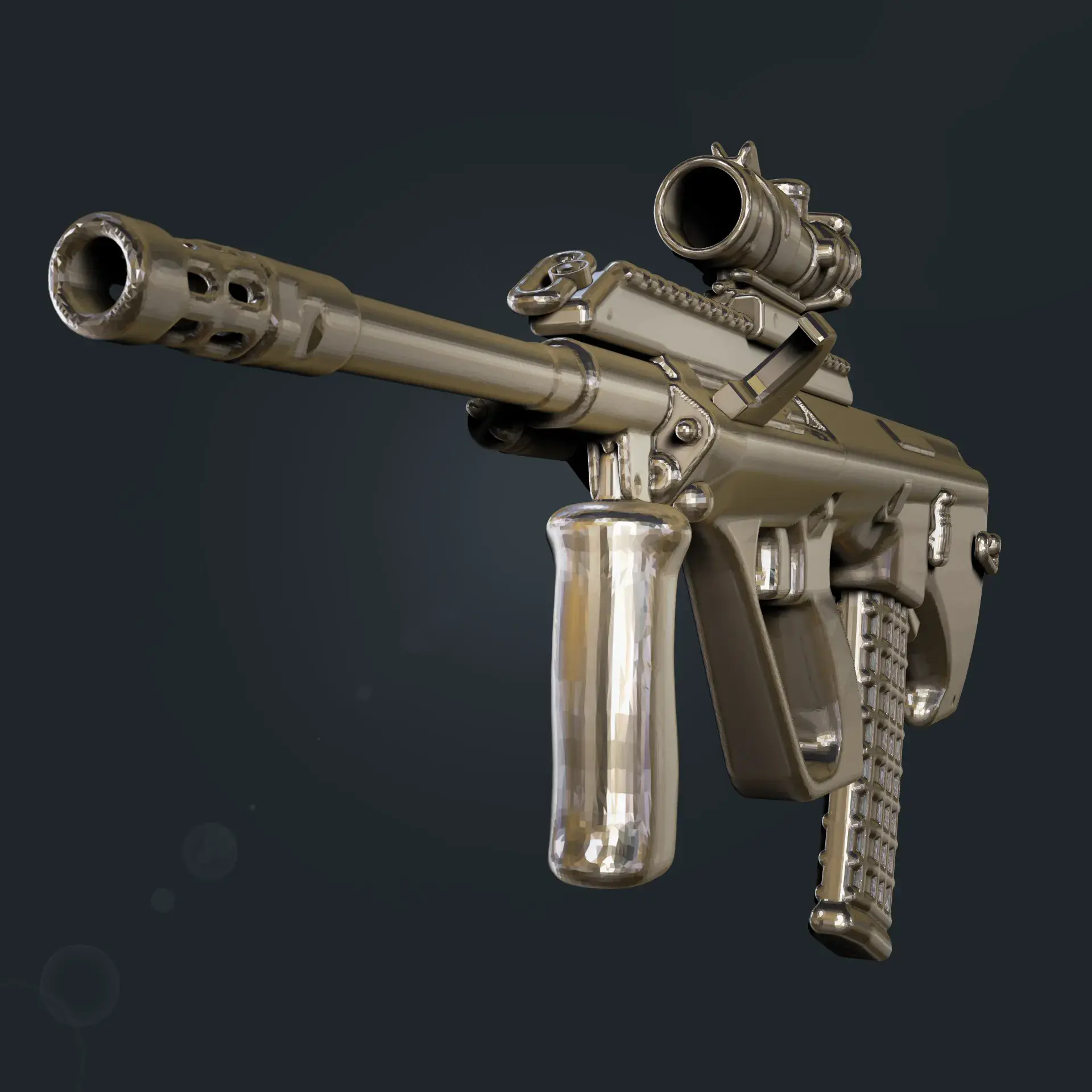 Toy Guns STL ダウンロード - AUG Rifle for Printing - RuslanOz