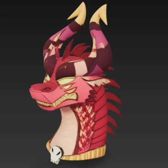 Other STL Download - Hell boss. Satan in the form of a dragon.by Lee3D