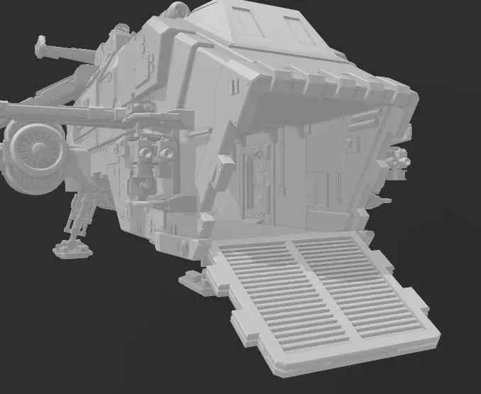 Free Other STL Download - Thunderhawk_-_central_after_burner ...