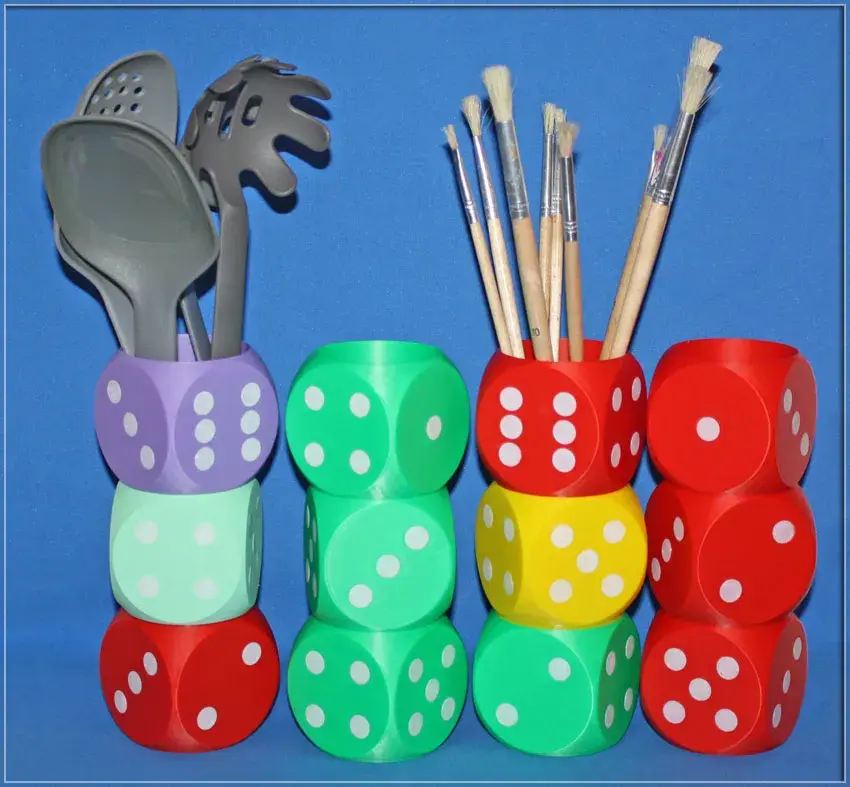 Free Board Games & Card Games STL Download - Dice Potby Kalbo