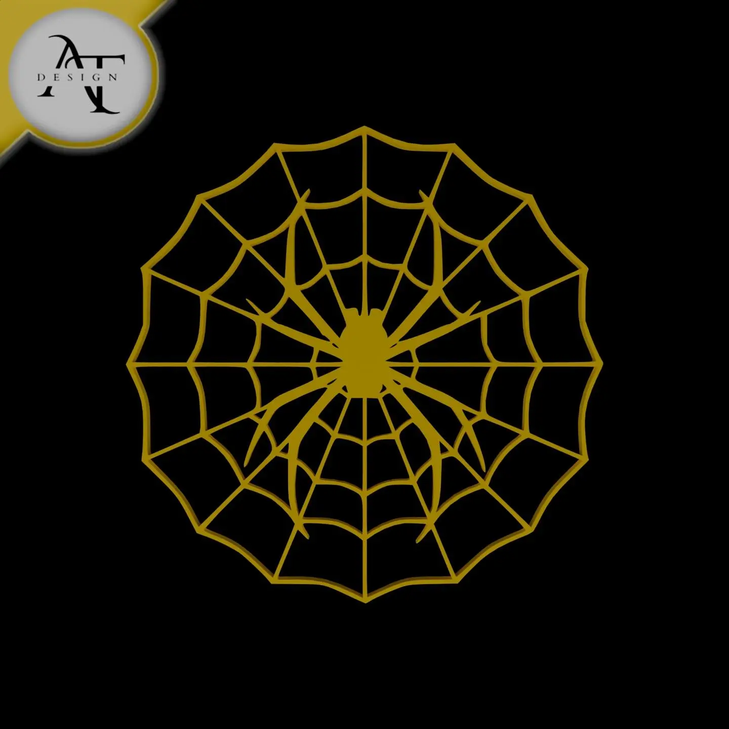 Home Decorations & Ornaments STL Download - Spider - Silhouette - 2D ...