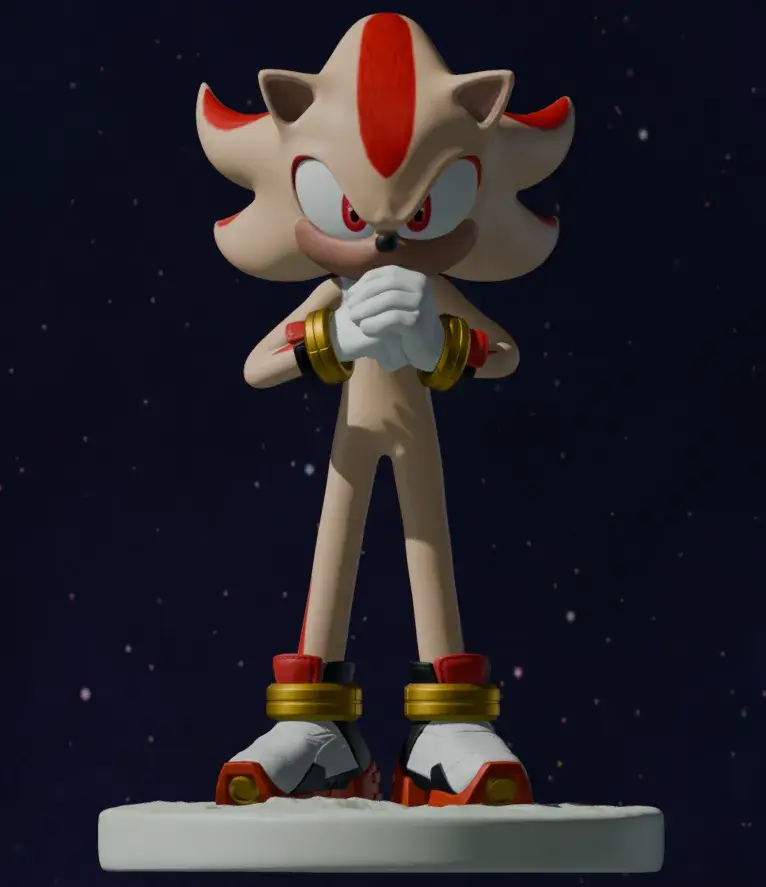 Characters & Creatures STL Download - Super Shadow Statue (3D-Print ...