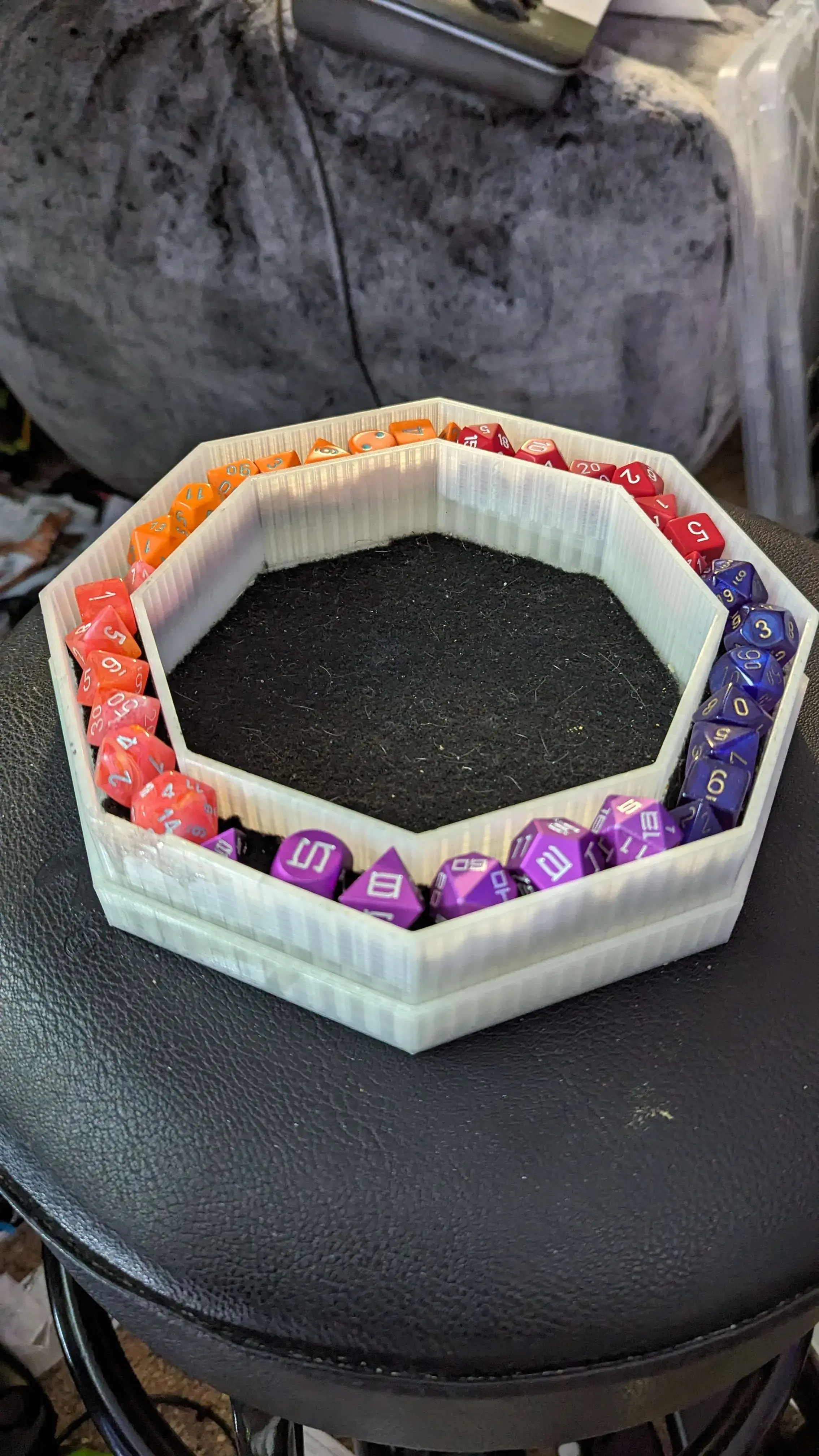 3D Printer Files | 3MF File | Easy Roller Co. tyle Dice Tray with D20 ...