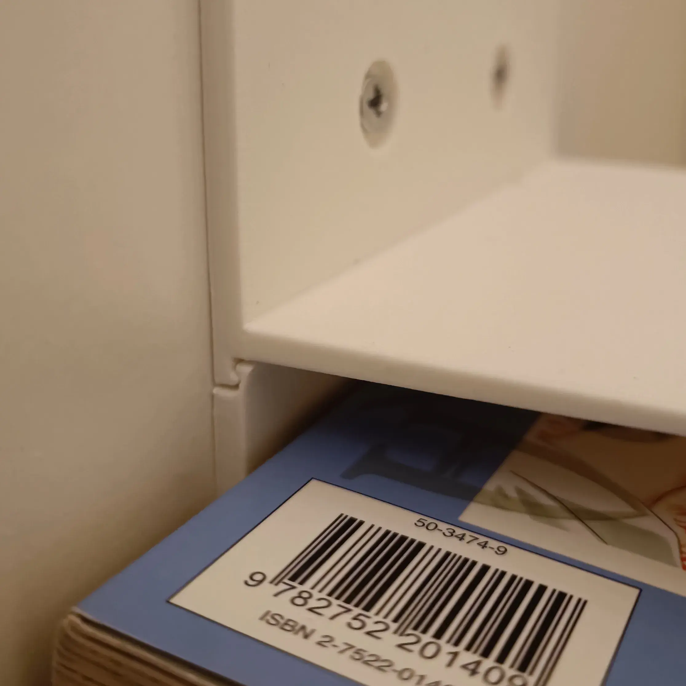 Free Other STL Download - invisible wall shelf for booksby 3Drolito