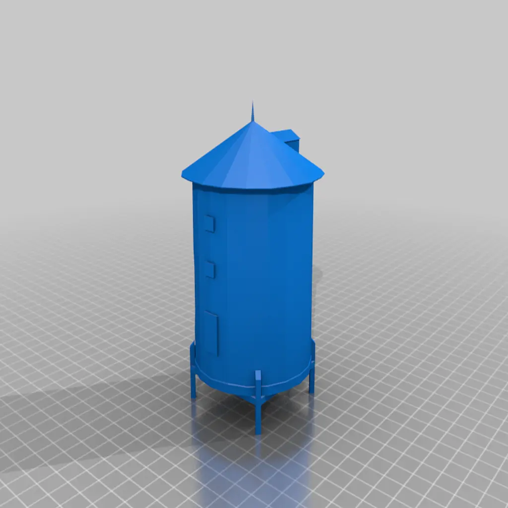 Free Industrial Design & Prototypes STL Download - silo towerby SMT_M 🦊
