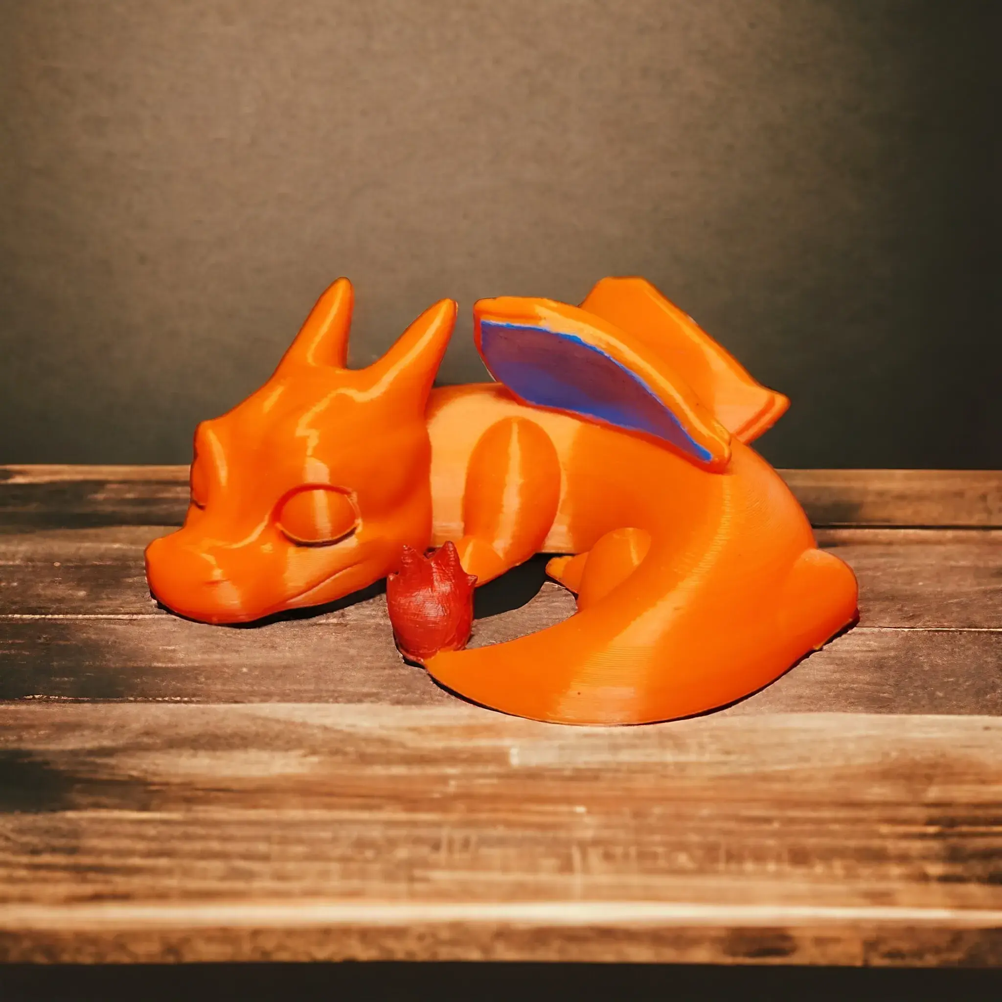 Characters & Creatures STL Download - Sleeping Charizard ( Support Free ...