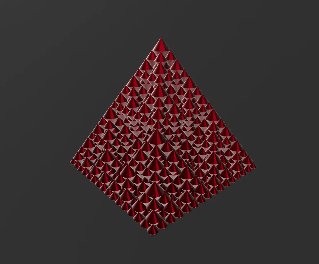 Digital Art STL Download - fractal pyramid v3by Mr3DBeast