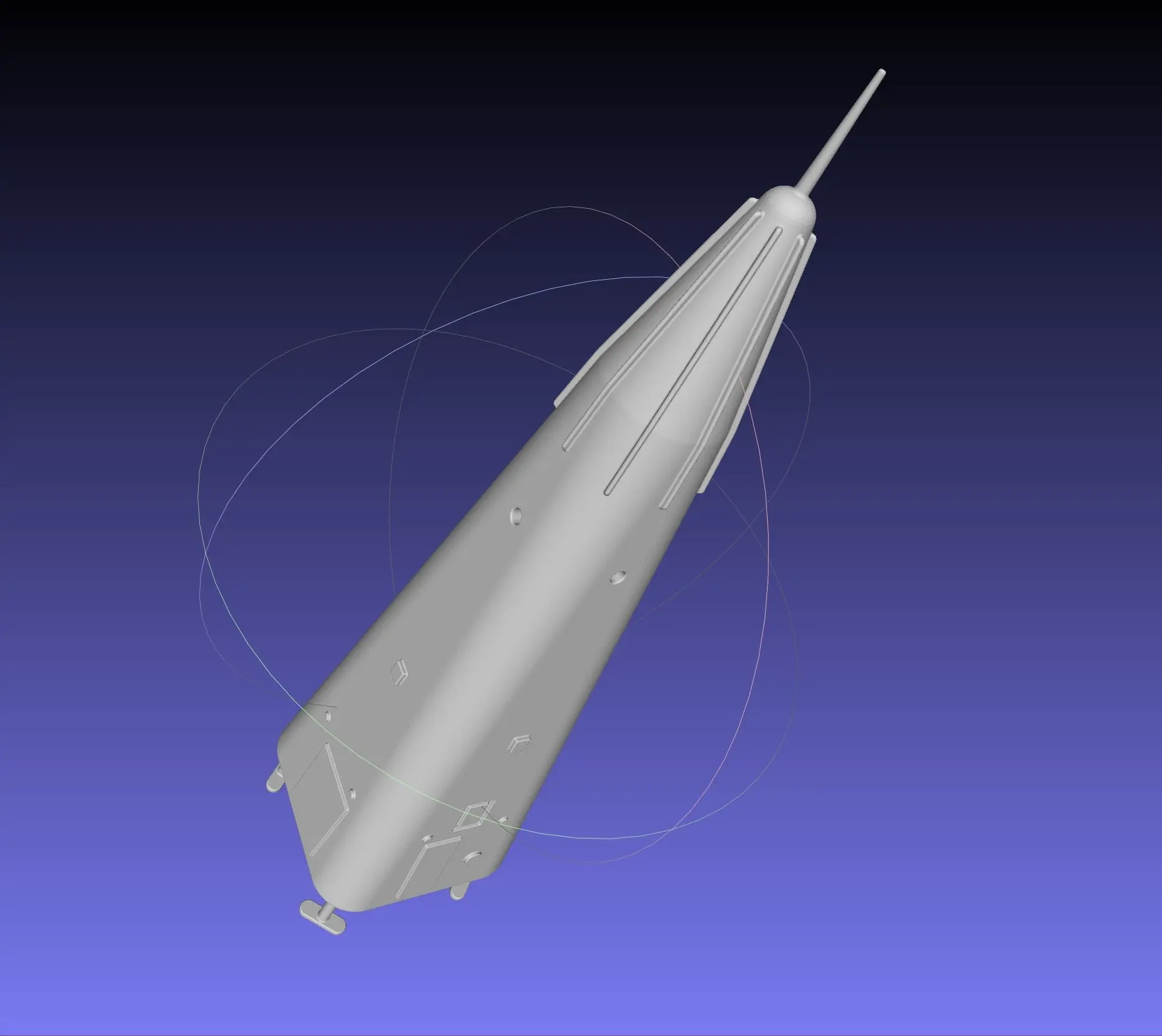 Vehicles & Machinery STL Download - Delta Clipper MD DC-X Printable ...