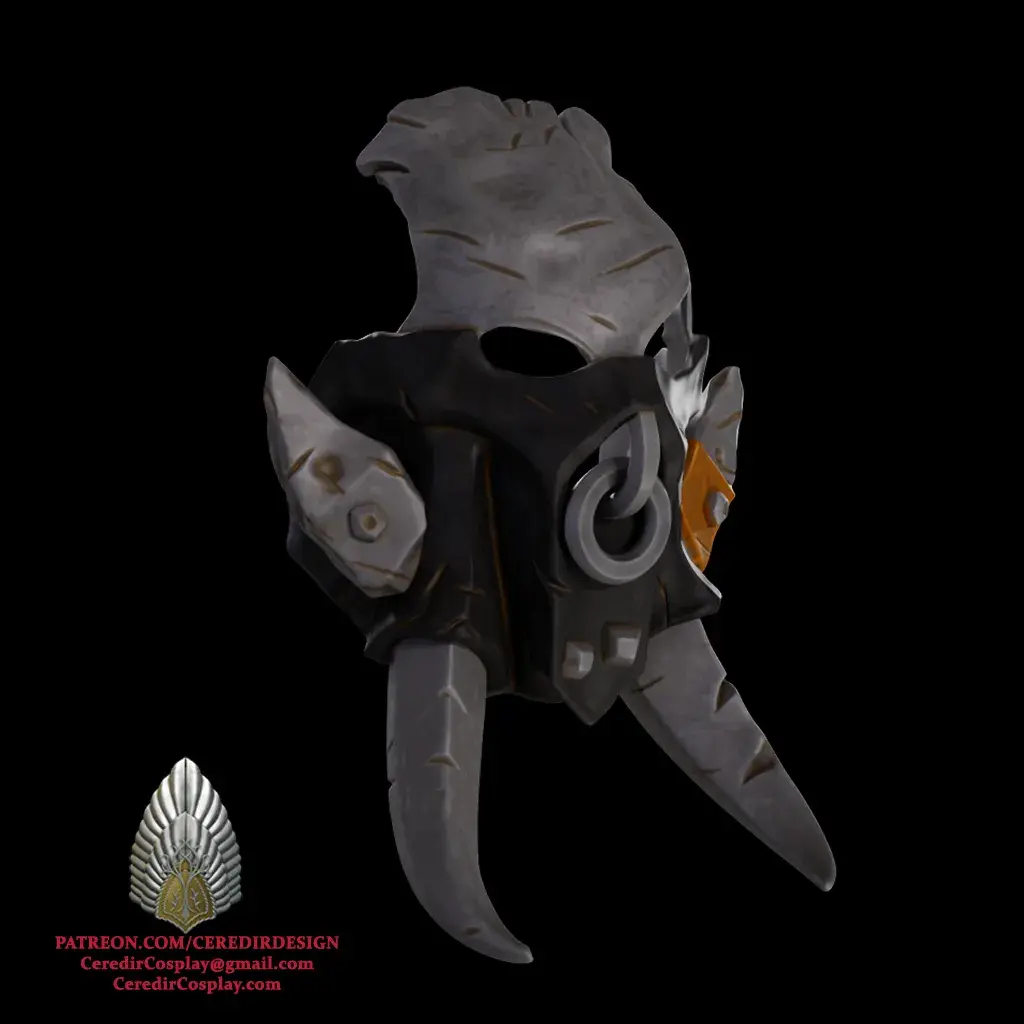 Cosplay STL Download - Warhammer Orruk Ardboy Helmet 3d digital ...