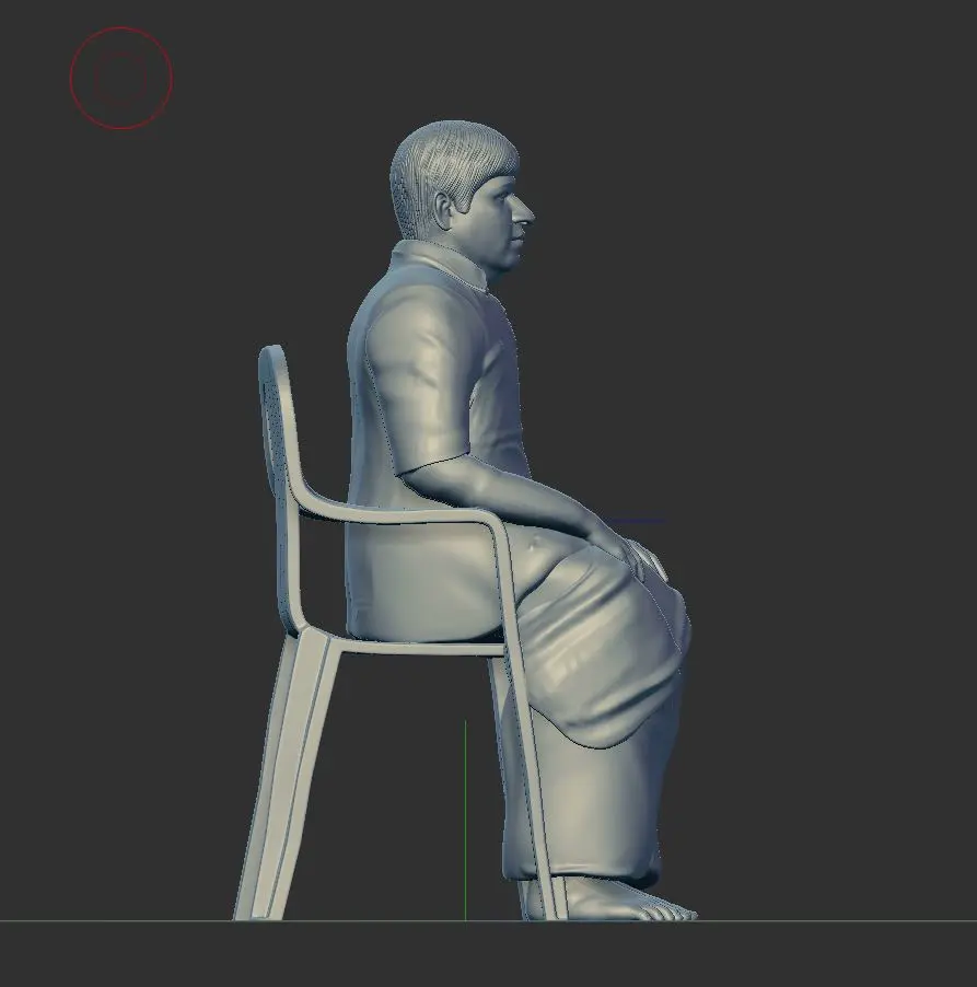 Characters & Creatures STL Download - male miniatureby KeshtoArt