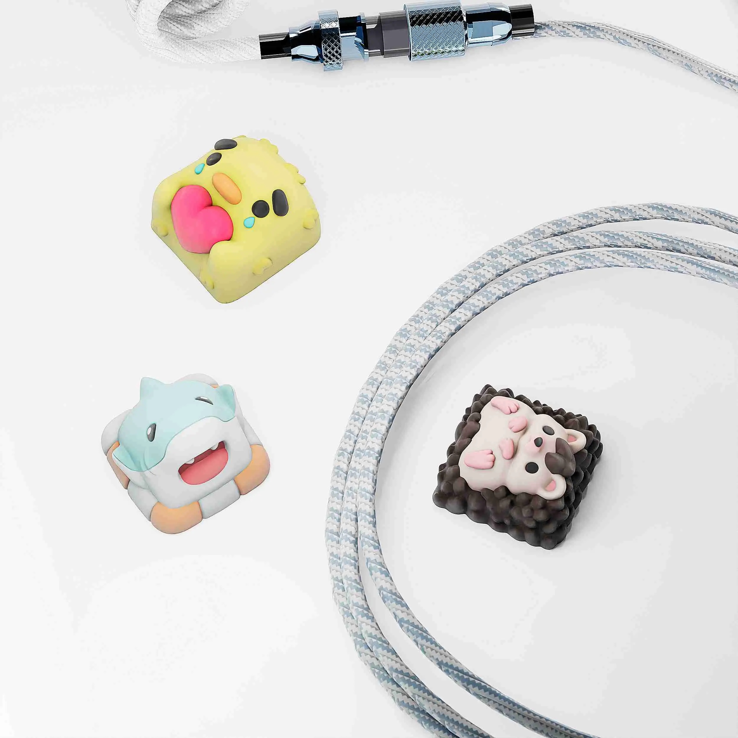 Cute Animals Vol I Keycaps - Mechanical Keyboard | 3D models download ...